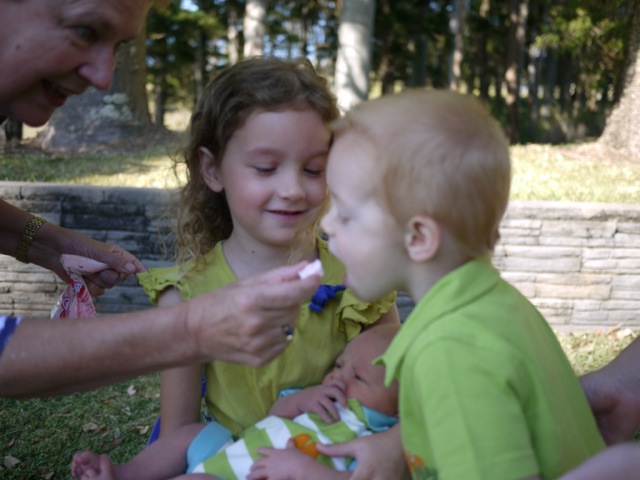 Dom eating marshmellow - LisaMcKayWriting